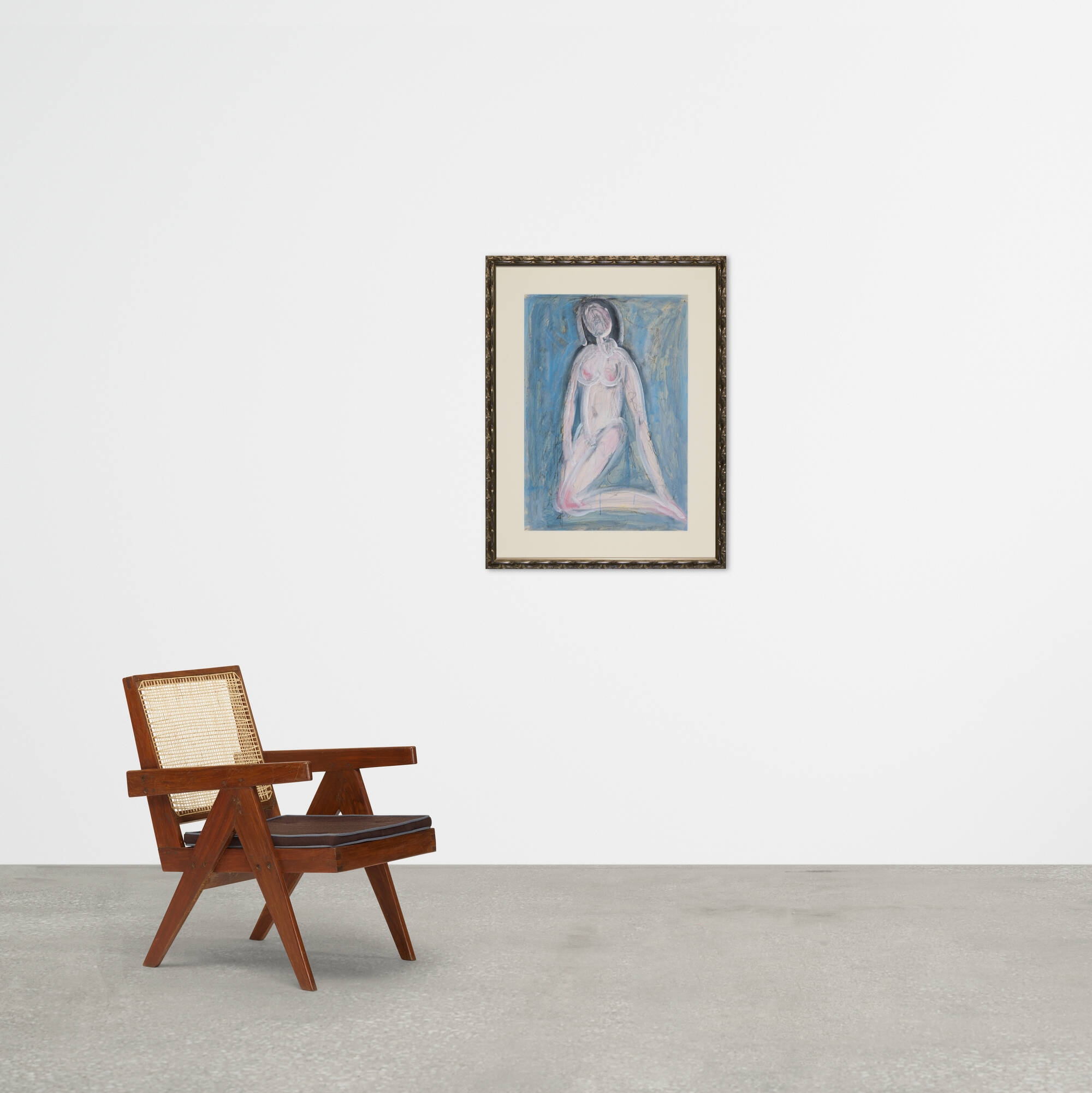 George Spaventa | Kneeling Nude Woman (Circa 1954) | MutualArt