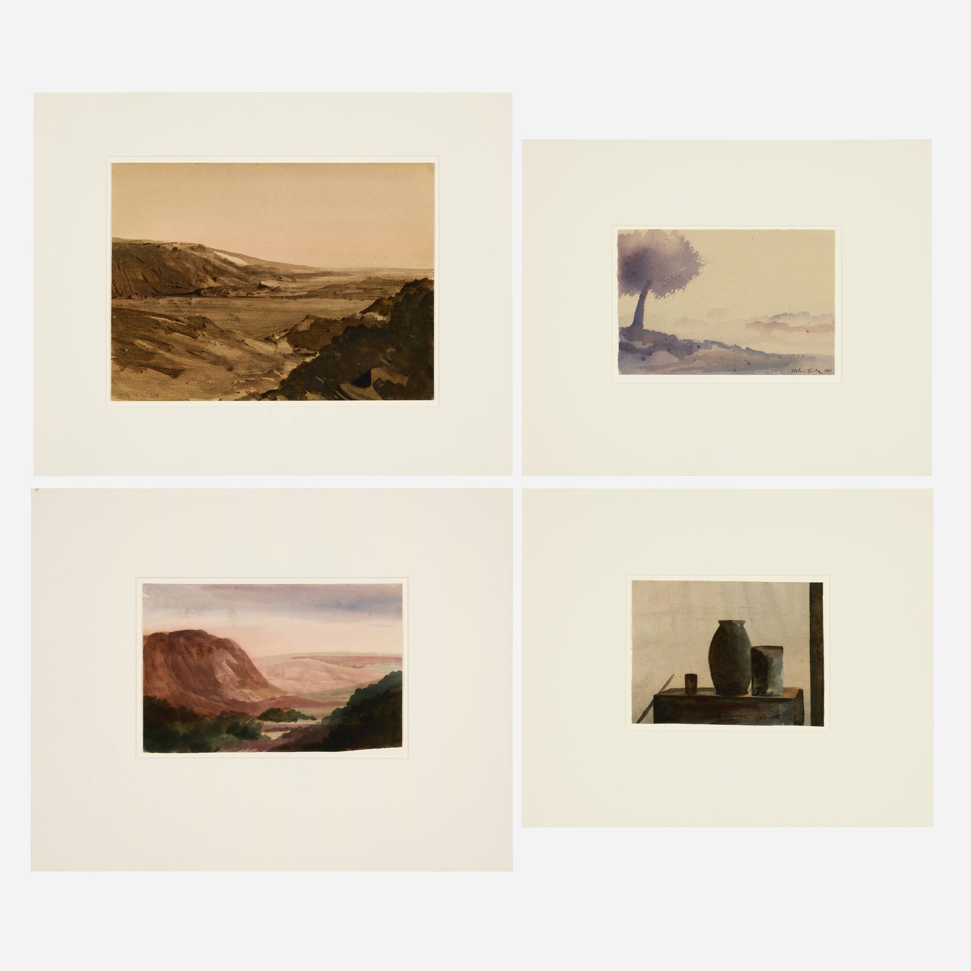 Fulvio Testa | Four works (1983 - 1984) | MutualArt
