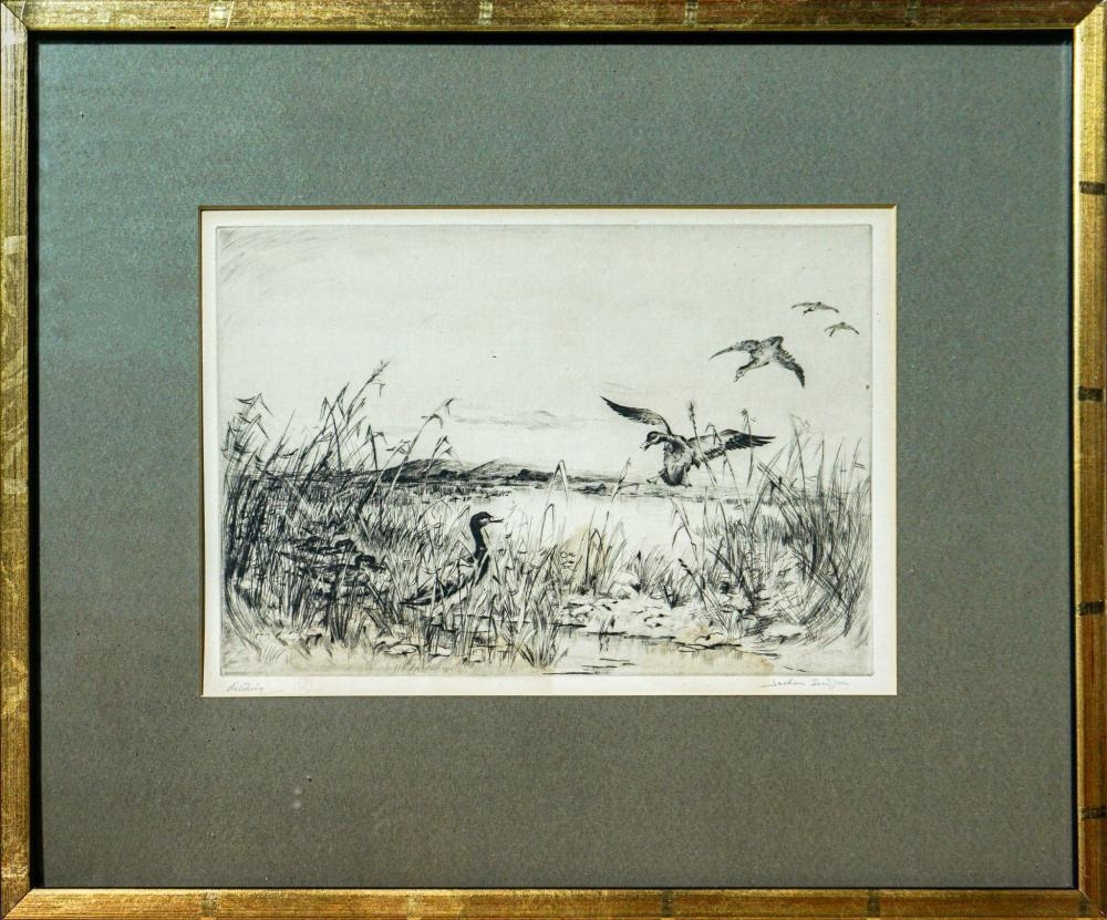Henry Jackson Simpson | Ducks in Flight (20th Century) | MutualArt