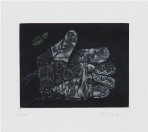Gerde Ebert | GLOVE AND LEAF (1975) | MutualArt