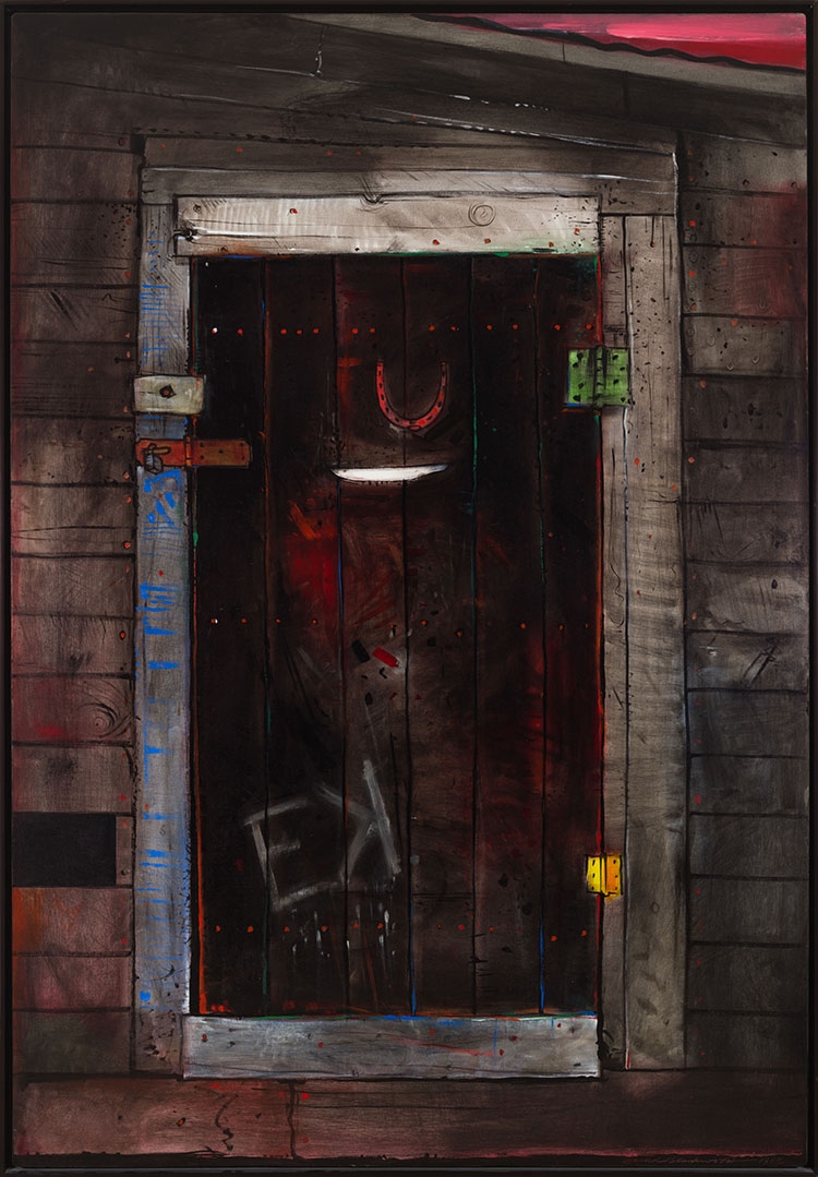 David Blackwood | Ephraim Kelloway’s Door, Black (1988) | MutualArt