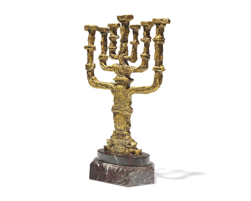 Salvador Dalí | Peace Menorah (Gold) (1981) | MutualArt