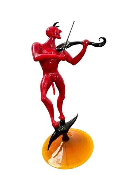 Lucio Bubacco | Devil playing the violin | MutualArt