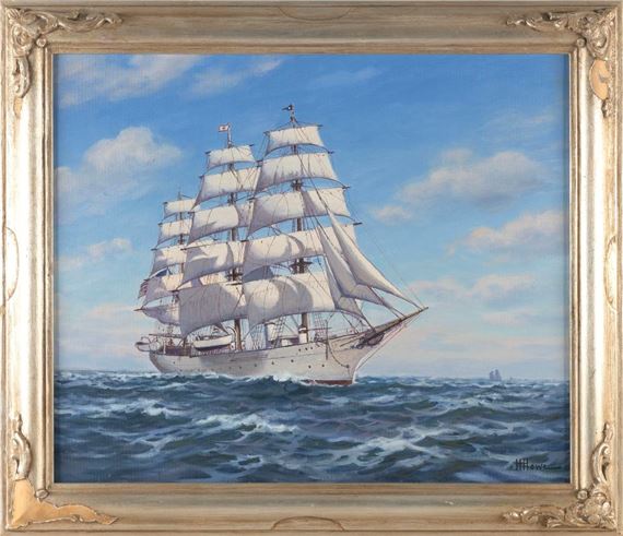 Harry Hambro Howe | Clipper ship at sea | MutualArt