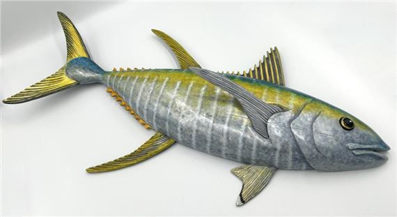 June Noll | JUNE NOLL CARVING OF A YELLOWFIN TUNA | MutualArt