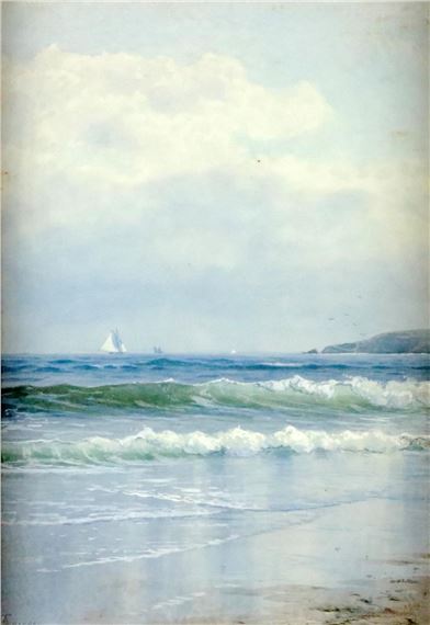 Alfred Thompson Bricher | Breaking Waves | MutualArt