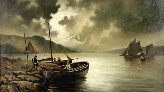 William Henry Knight | Bringing Home the Catch | MutualArt