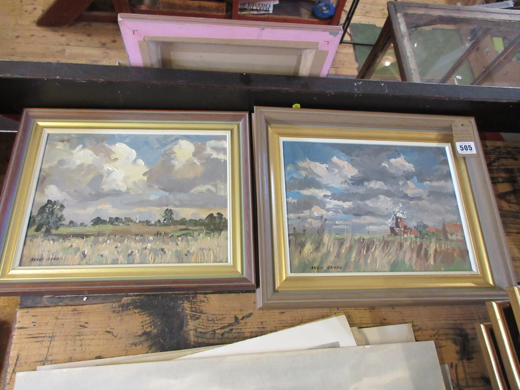 Angus Bernard Rands | TWO ANGUS RANDS OILS CLAY MILL ON NORFOLK AND ...