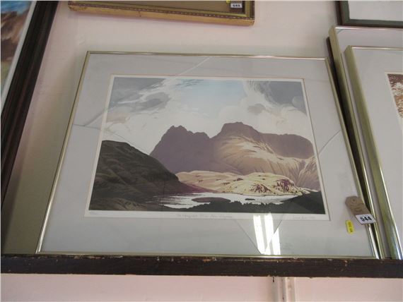 Simon Bull | SIMON BULL PRINT OF LANGDALE PIKES | MutualArt
