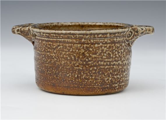 Jane Hamlyn | a studio pottery salt glazed twin handled ramakin dish ...