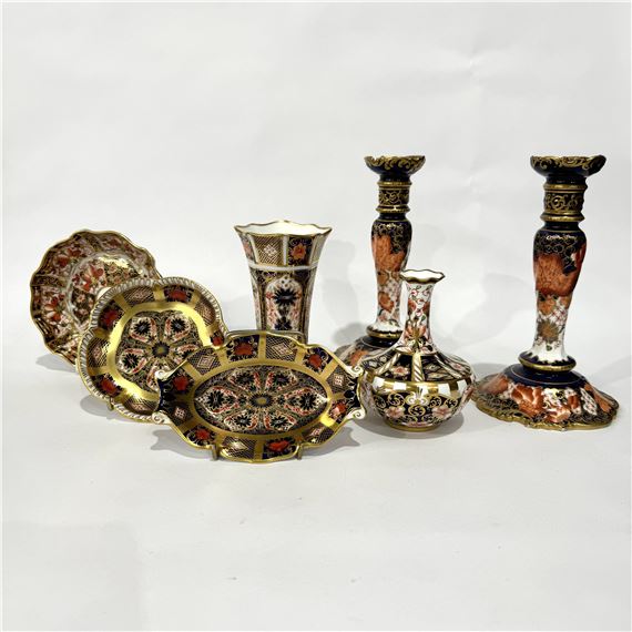 Royal Crown Derby | A collection of Royal Crown Derby Imari ware (1128 ...