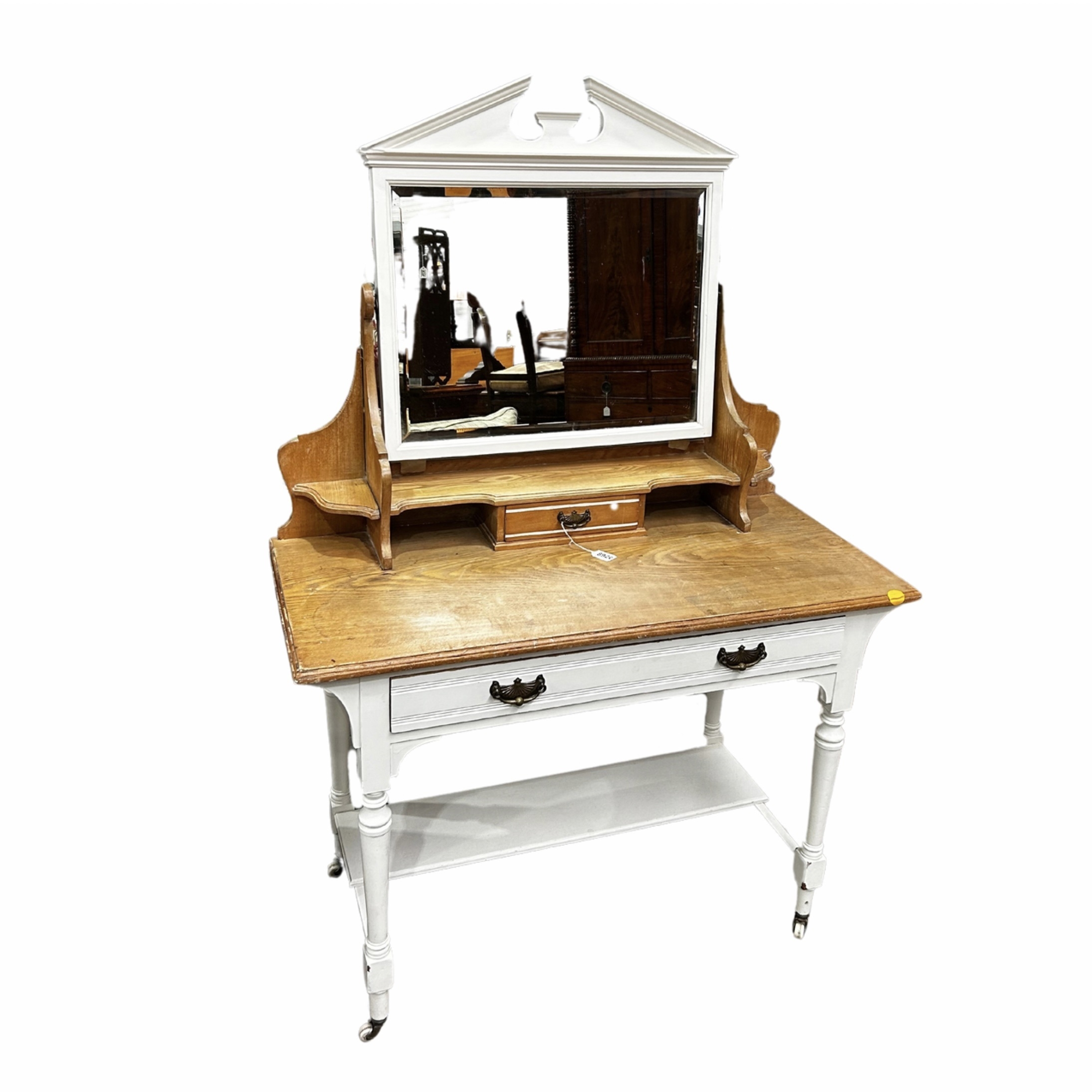 An Edwardian | An Edwardian stripped and part painted pine dressing table | MutualArt