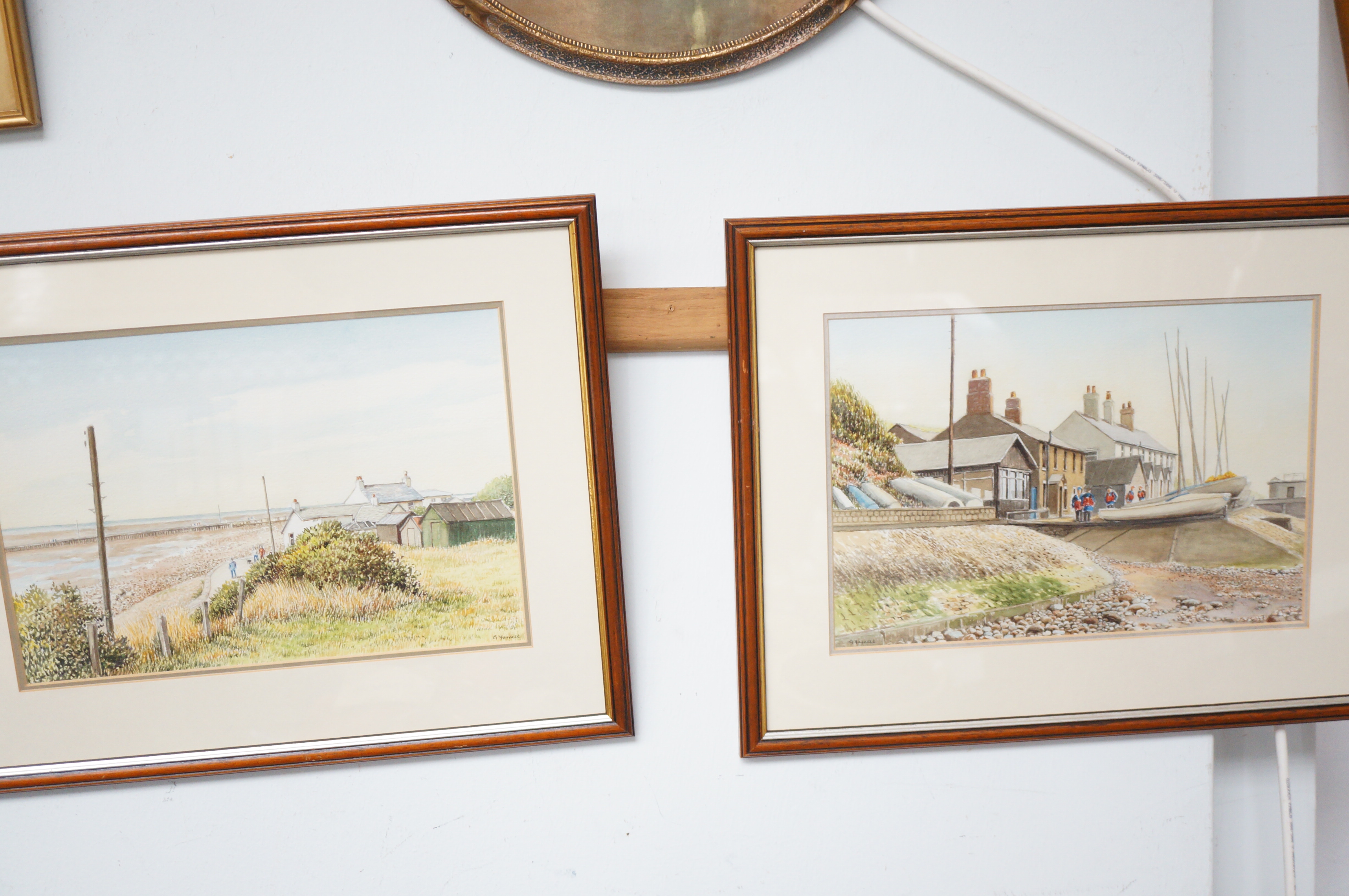George Farrell | Pair of signed watercolours George Farrell 'The se ...