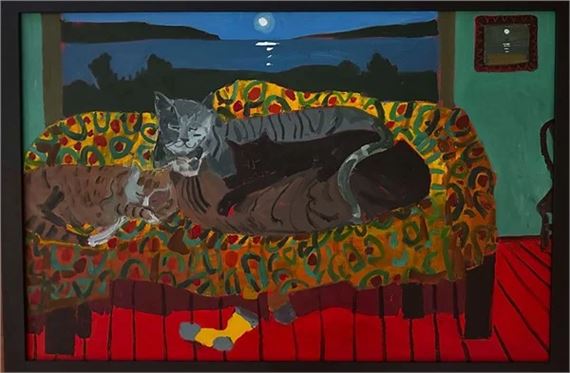 Gerard Collins | Cats Resting (2020) | MutualArt