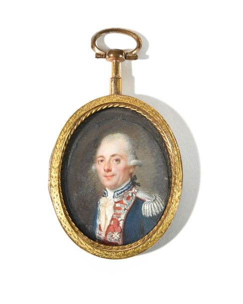 Claude Bornet | Knight of the Order of Saint Louis. Oval miniature ...