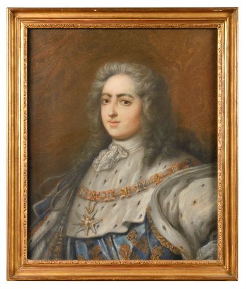 Maurice Quentin de La Tour | Portrait of Louis XV, King of France and ...