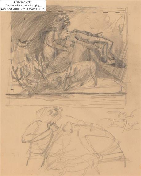 Keith Vaughan | ASSEMBLY OF FIGURES (1975) | MutualArt