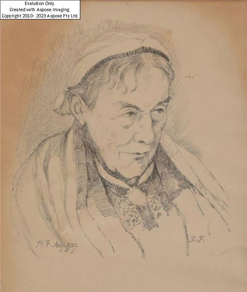 Roger Fry | A portrait of the Artist's mother (1927) | MutualArt