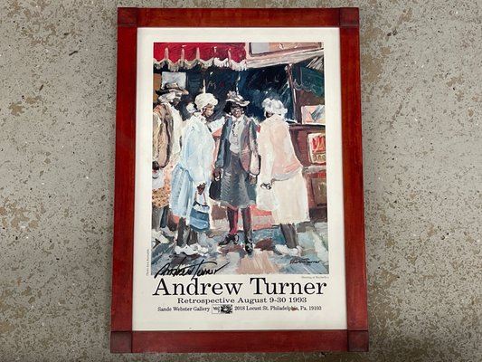 Andrew Turner | Andrew Turner Signed Retrospective Poster (1993 ...