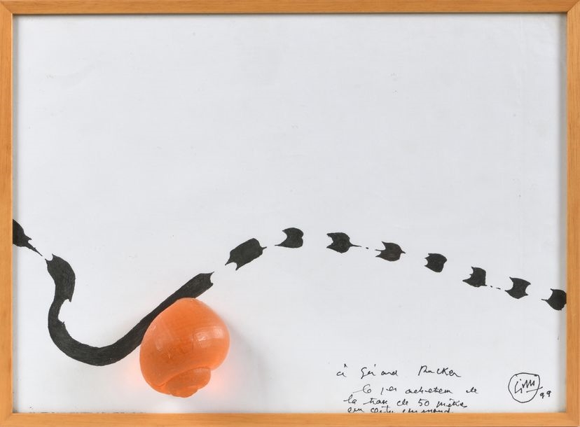 Claude Gilli | Trace d'escargot Mixed media (1999) | MutualArt