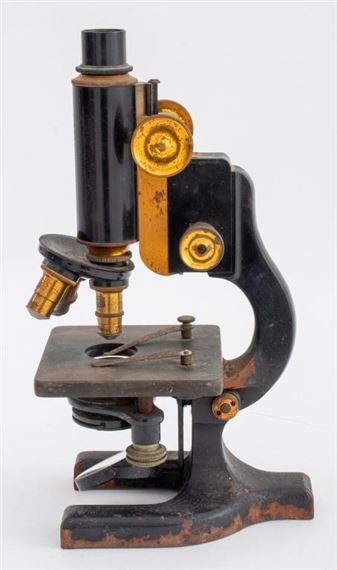 Penny Purpura | American Spencer Cast Iron & Brass Microscope | MutualArt