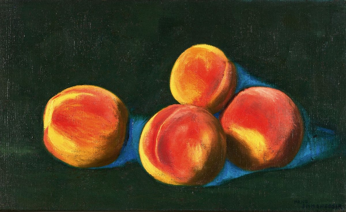 Hans Emmenegger | Stillleben mit Pfirsichen | MutualArt