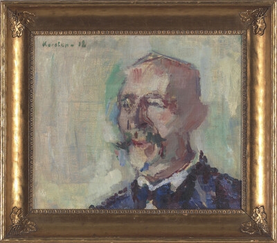 Ludvig Peter Karsten | Portrait of the Artist Olaf Gulbransson | MutualArt