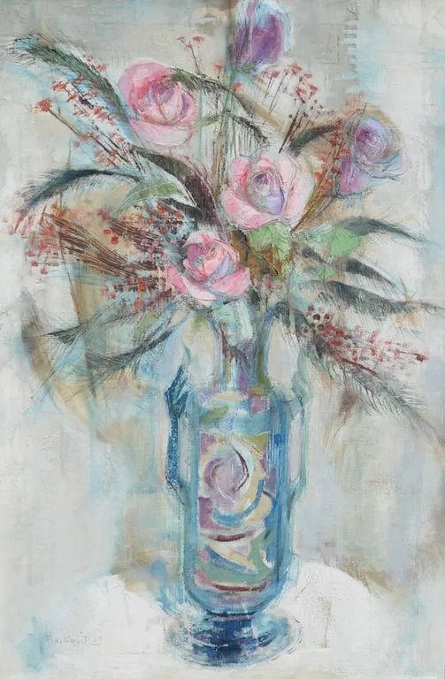Ira Moskowitz | Floral still-life | MutualArt