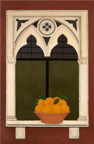 Frances Jones | Venetian Windows: Oranges | MutualArt