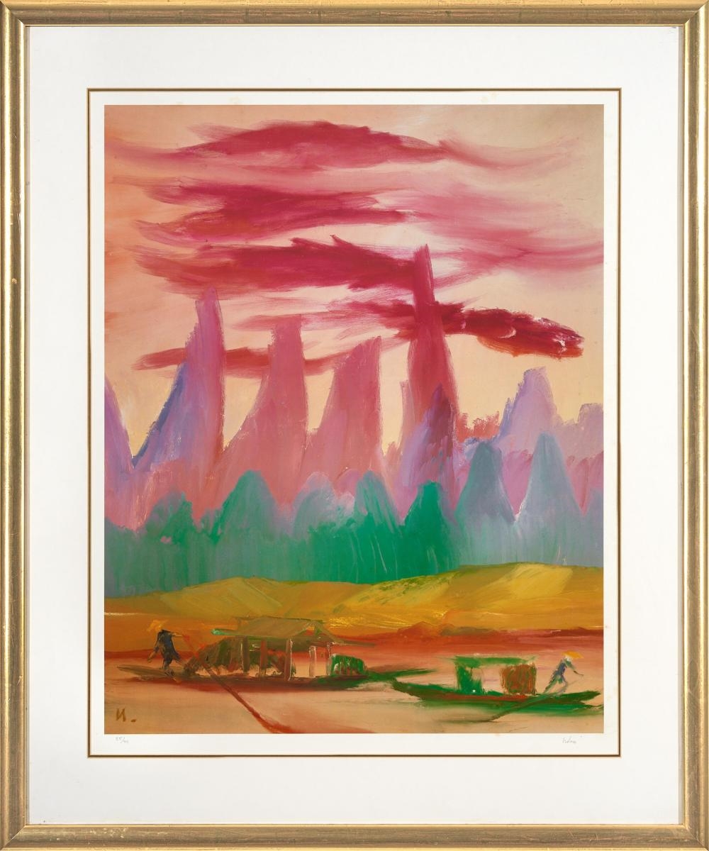 Sidney Nolan | River Li Jang, Gui Lin 1 (China Series | MutualArt