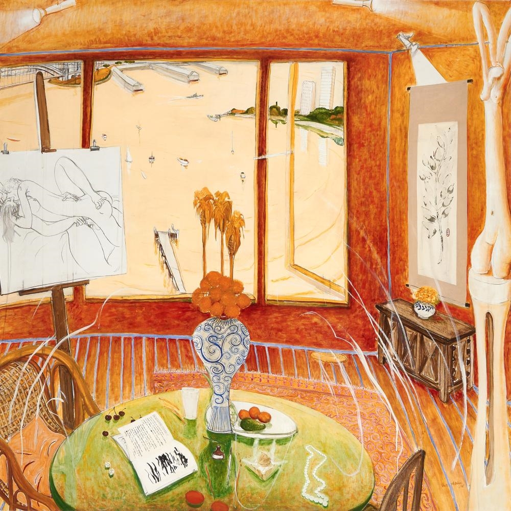 Brett Whiteley | The Paddock - Late Afternoon (1979) | MutualArt
