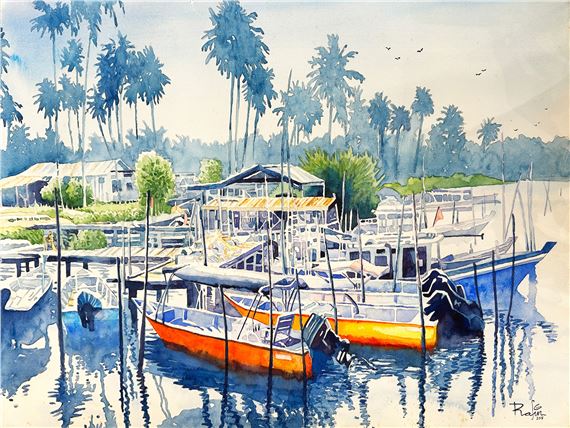 Nik Rafin | Peaceful in Pantai Sri Tujuh - Kelantan, 2015 (2015) | MutualArt