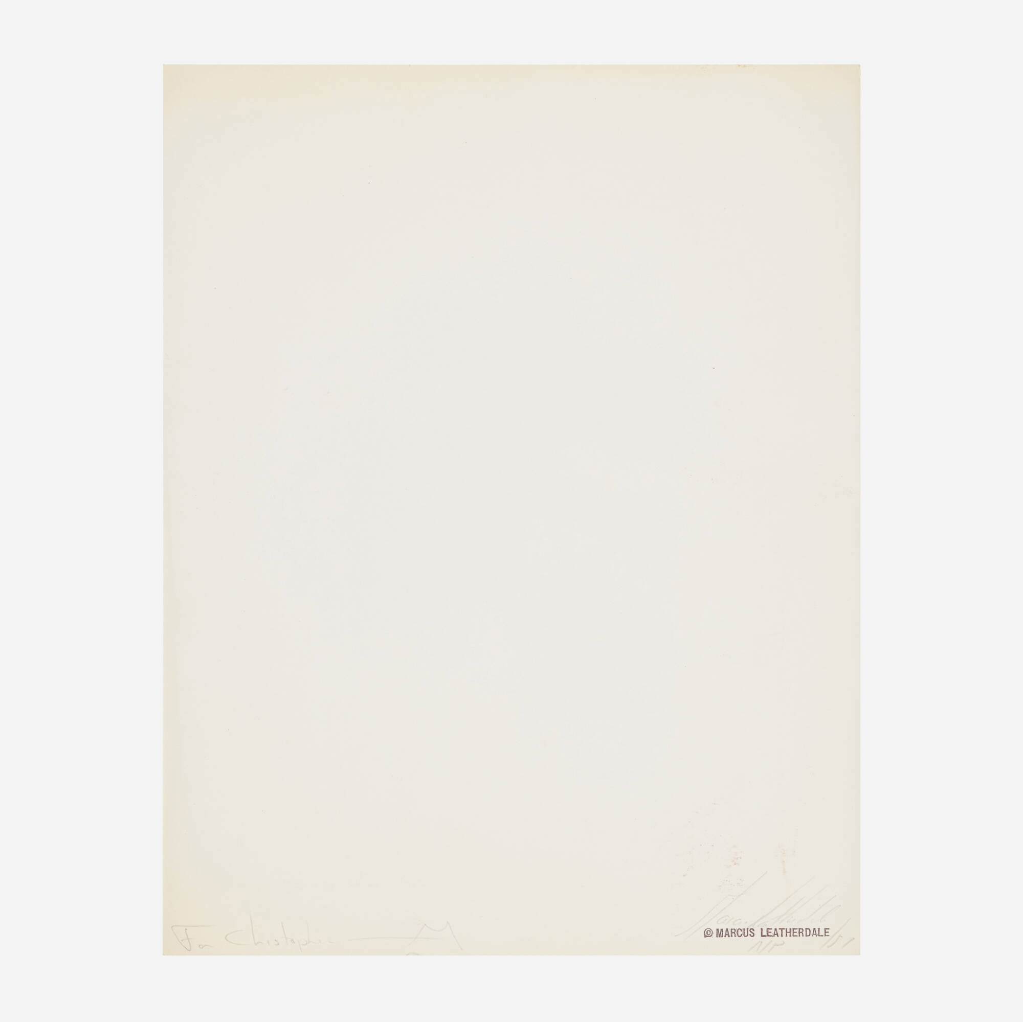 Christopher | Marcus Leatherdale (1987) | MutualArt