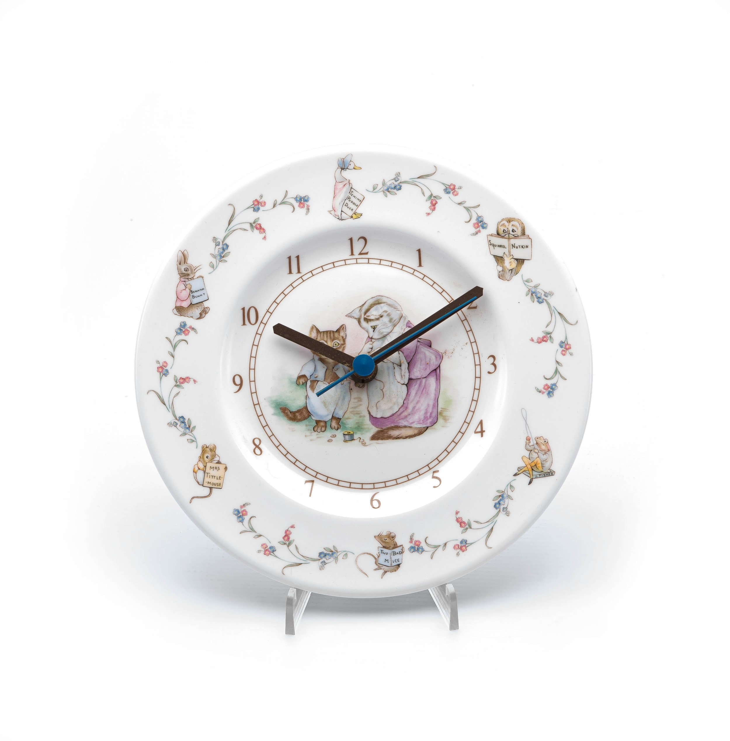 Beatrix Potter | A ROYAL ALBERT BEATRIX POTTER PETER RABBIT WALL CLOCK ...