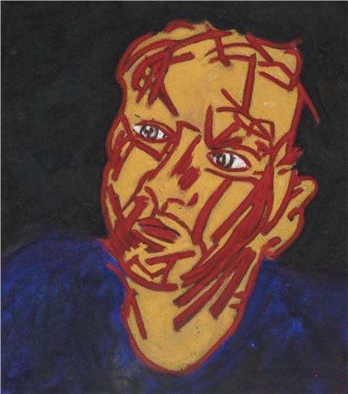 Tony Bevan | Face (1987) | MutualArt