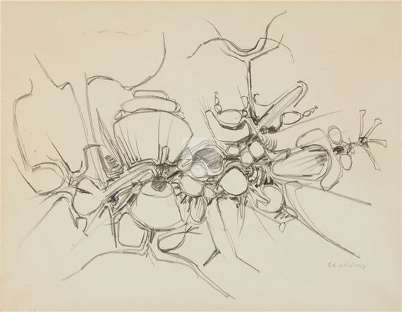 Roger Edgar Gillet | Composition, 1960 (1960) | MutualArt