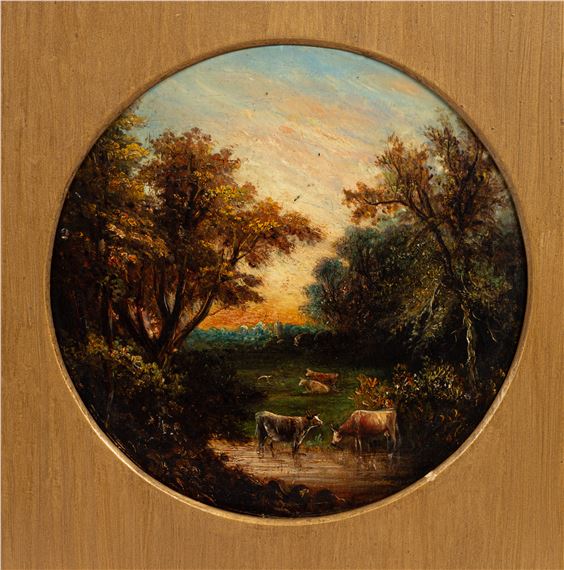 Robert Burrows | in an oval frame (1869) | MutualArt