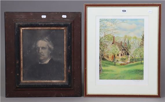 John Burt | A coloured print after John Burt depicting a cottage scene ...