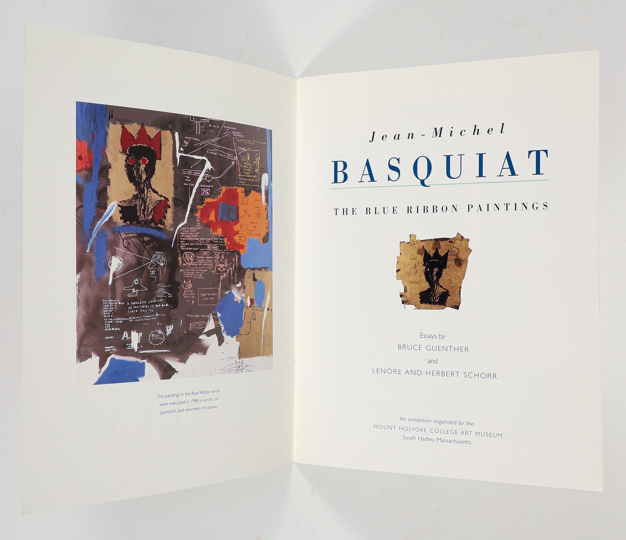 Jean-Michel Basquiat | Jean-Michel Basquiat Blue Ribbon rare catalog ...
