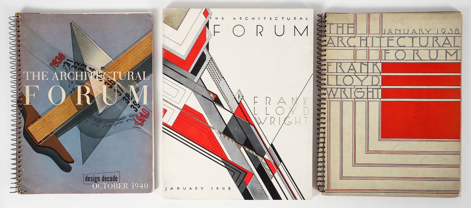 Frank Lloyd Wright | 3 issues Architectural Forum Frank Lloyd Wright ...