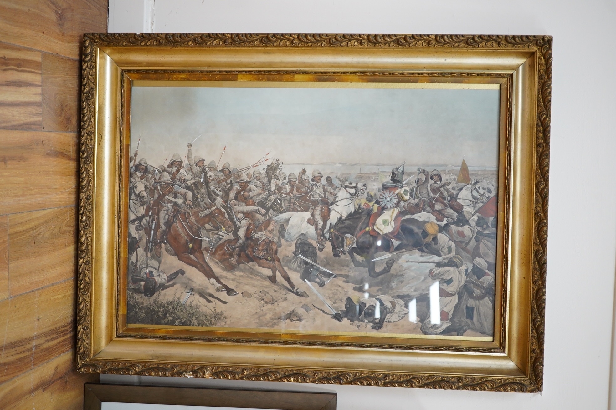 Edward Matthew Hale | The charge of the 21st Lancers in (1898) | MutualArt