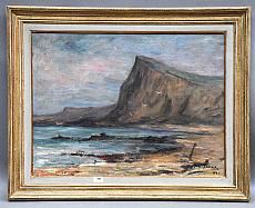 Armand Jamar | Bord de mer et falaise (1936) | MutualArt
