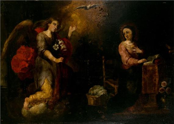 Diego Quispe Tito | The Annunciation (1680) | MutualArt