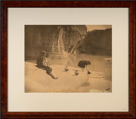 Edward S. Curtis | At the Old Well of Acoma (1904) | MutualArt