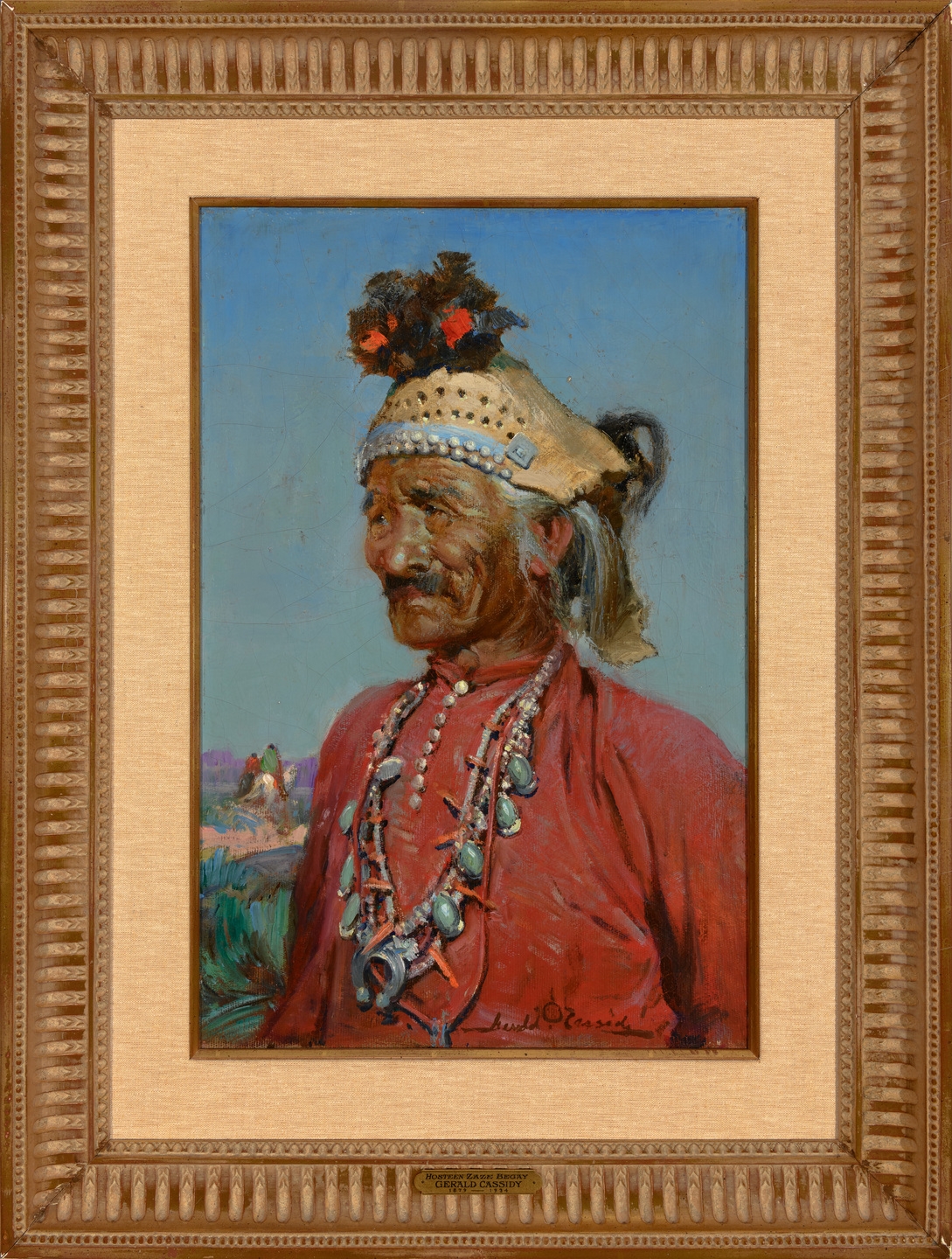 Gerald Cassidy | Hosteen Zaze Begay – The Navajo War Captain | MutualArt