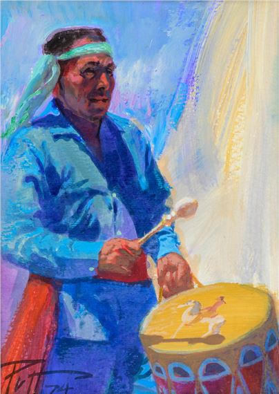 Donald Putman | Indian Drummer (1974) | MutualArt