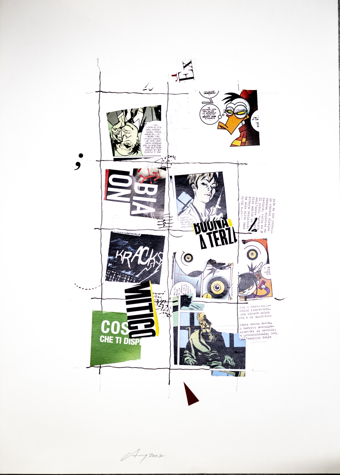 Giovanni Giuseppe Fontana | ENIGMA 1 VISUAL POEM (2024) | MutualArt