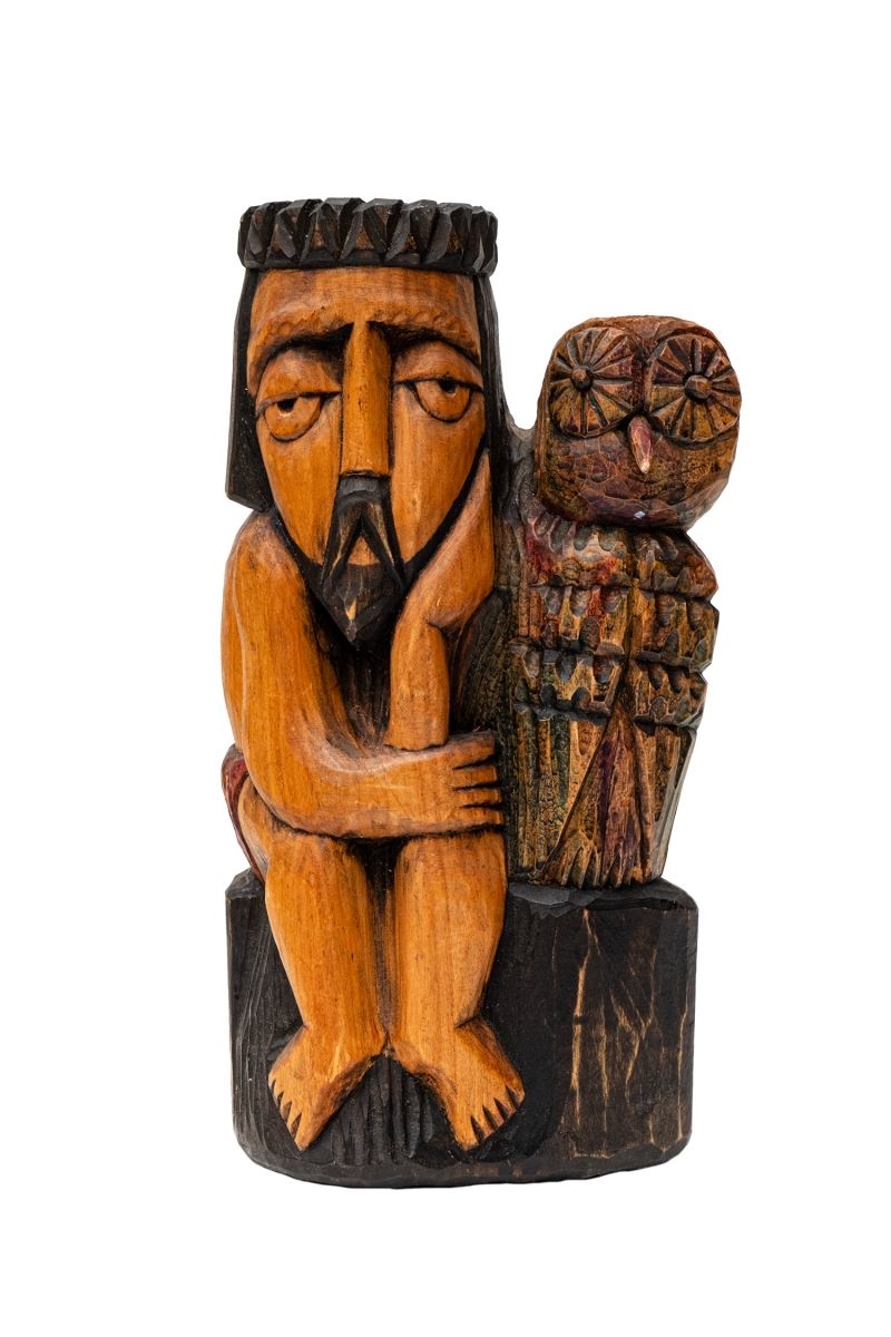 Henryk Zegadlo | Pensive Christ with an owlth century (20th Century ...