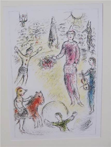 Chagall Marc | Marc Chagall (1887-1985) Les clowns musiciens (1981 ...