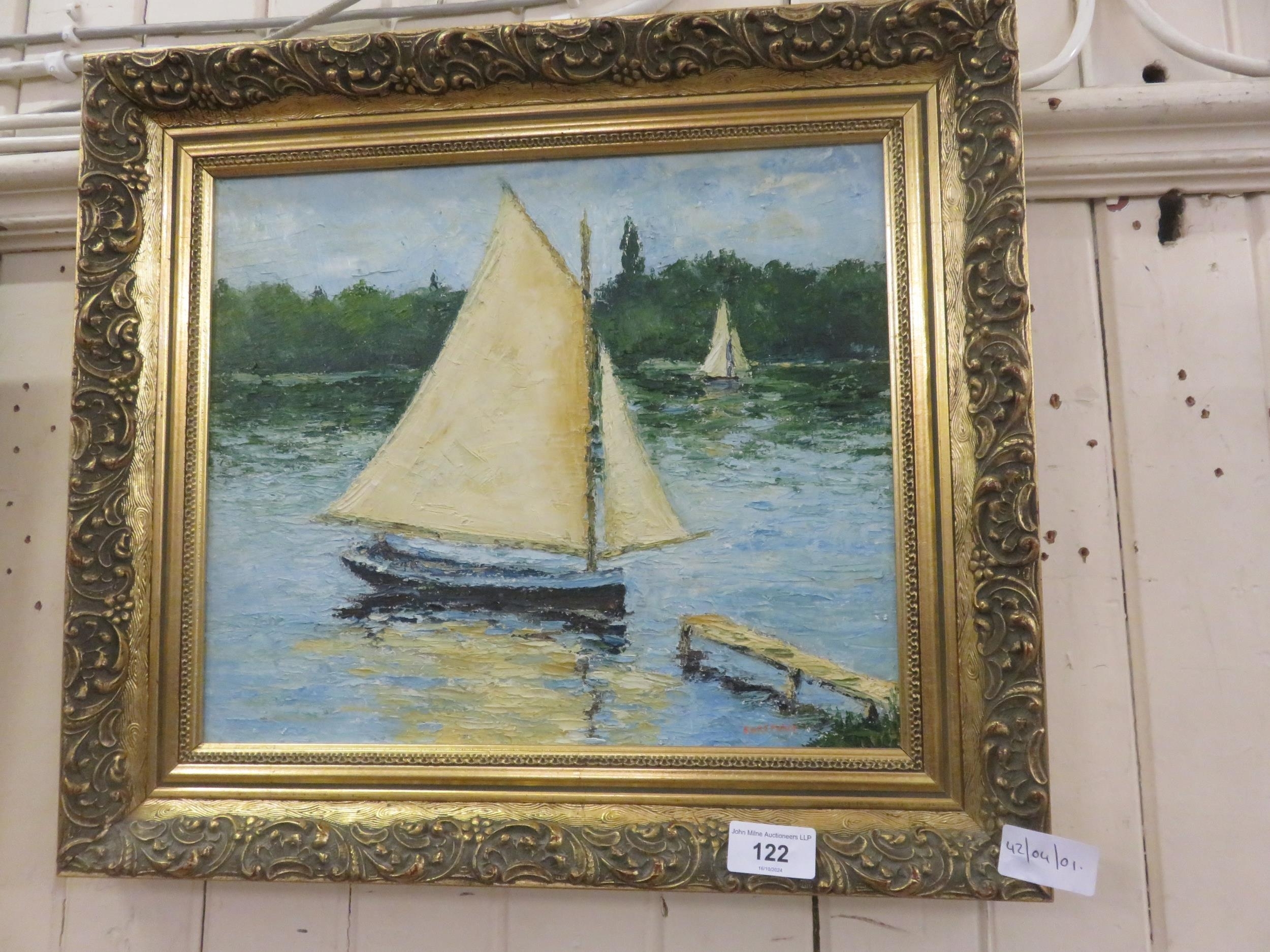 William Foreman | Yachts on Lake | MutualArt